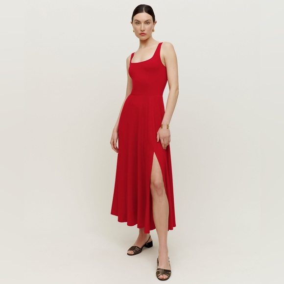 Reformation | Dresses | Reformation Red Maxi Dress | Poshmark